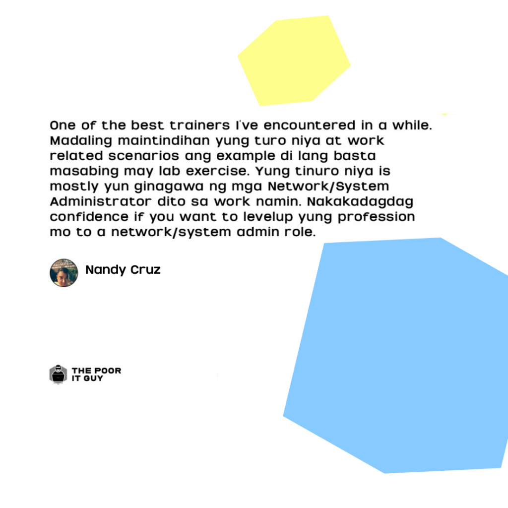 Courses – The Poor IT Guy