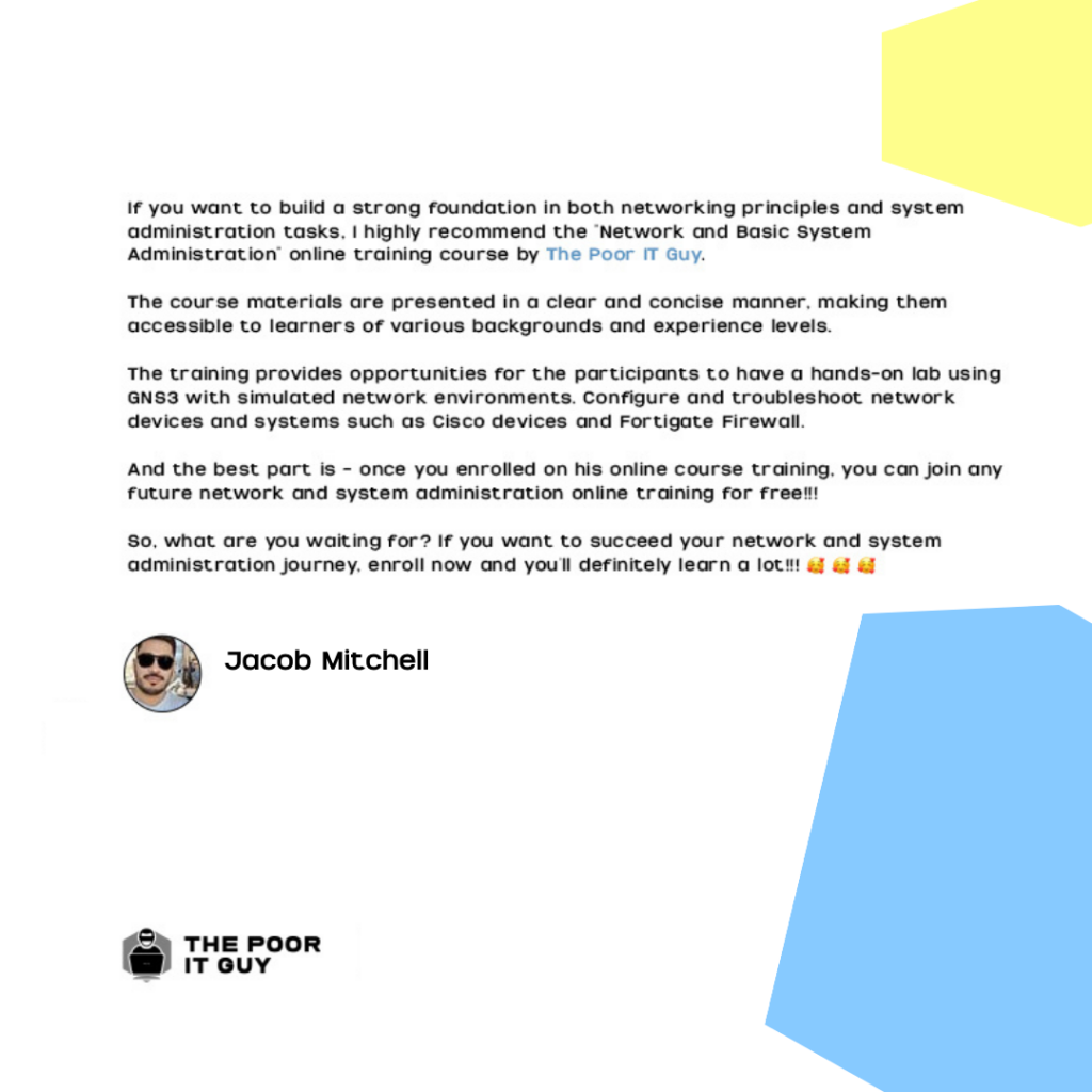 Courses – The Poor IT Guy